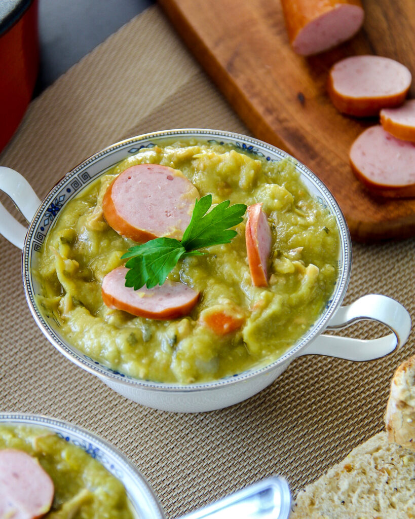 Oma's Oud-Hollandse erwtensoep (snert) recept